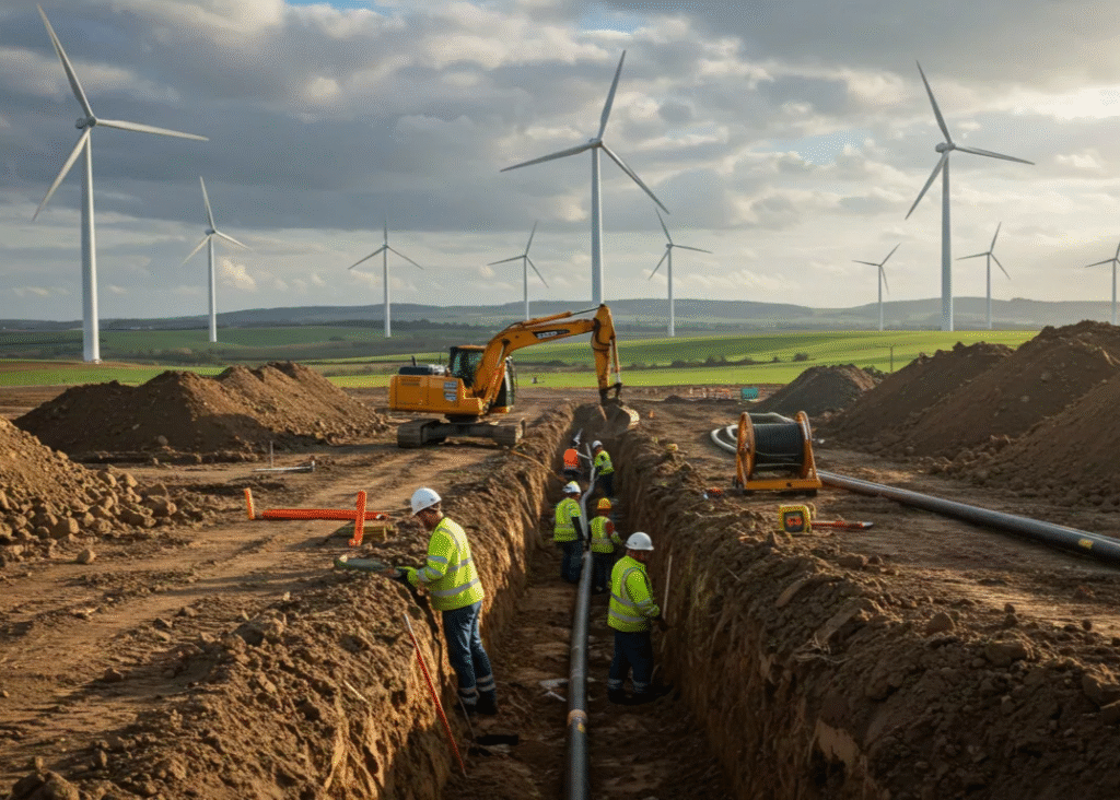 Underground Cable Works & Termination Services for Renewable Energy
